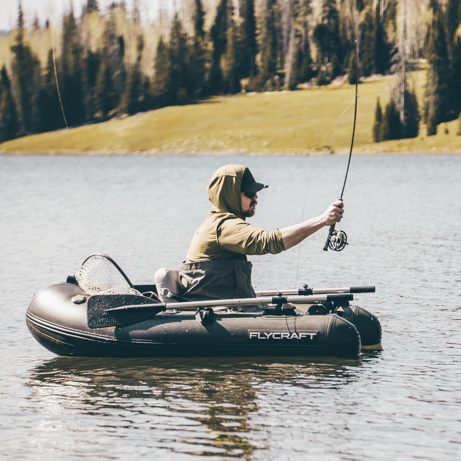 Best Inflatable boat for fishing | Patrol Raft (one-man) - FLYCRAFT USA
